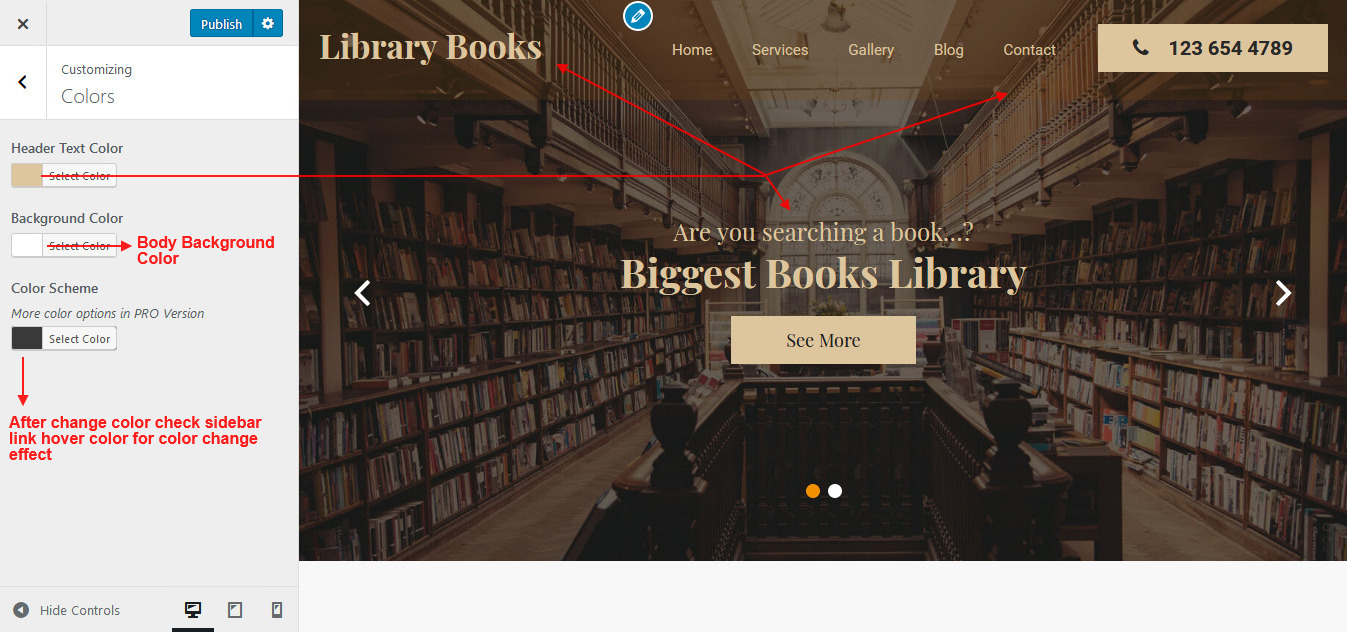 Library Books Theme Documentation