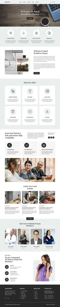 Basal Pro - Starter WordPress theme 4 base skeleton starting sites