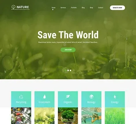 Best Green Planet WordPress Themes for Eco-Friendly Websites