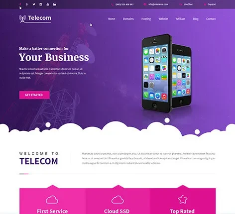 Best Internet Provider WordPress Theme for ISP & Broadband