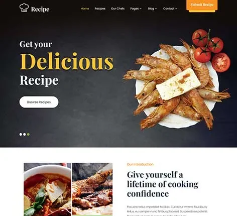 Best Recipe Blog WordPress Theme for Chefs & Food Businesses 2026